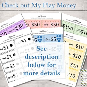 My Pretend Bank Checks | Pretend Play Checks for Kids | Play Check With ...