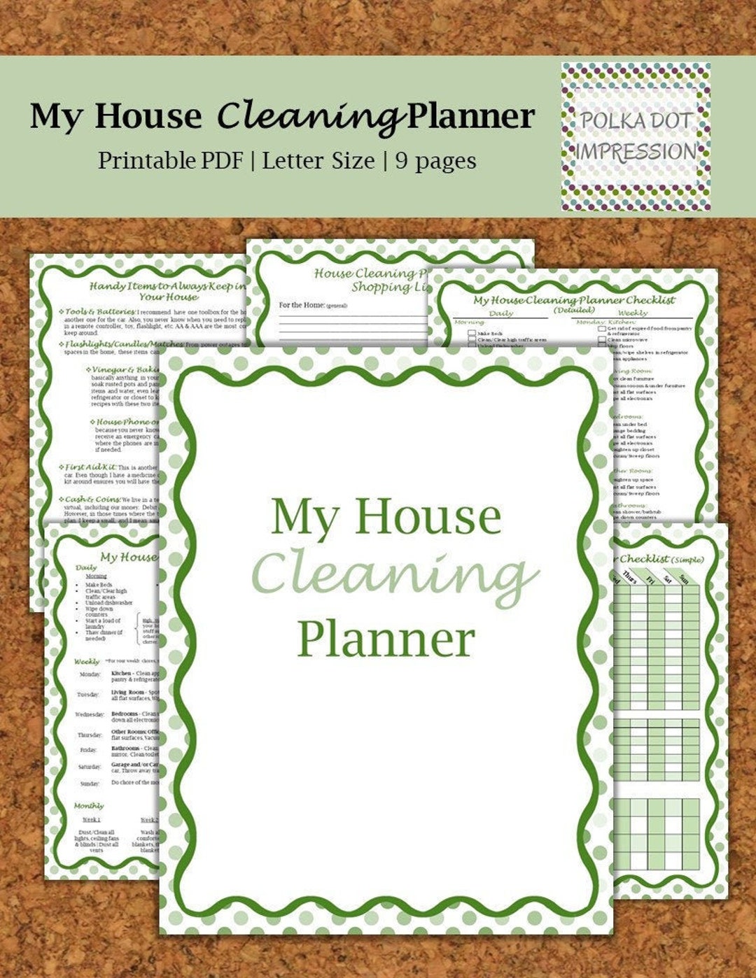 House Cleaning Checklist, Simple Routine Cleaning, Chore Tasks, Daily ...