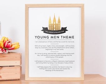 Modern LDS Young Men Theme LDS Young Men Print LDS Young Men Theme ...