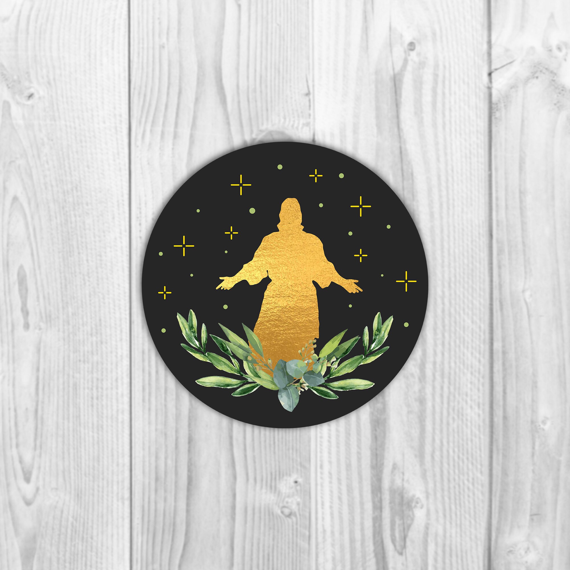 LDS Jesus Christ Vinyl Sticker Waterproof Christ Sticker | Etsy