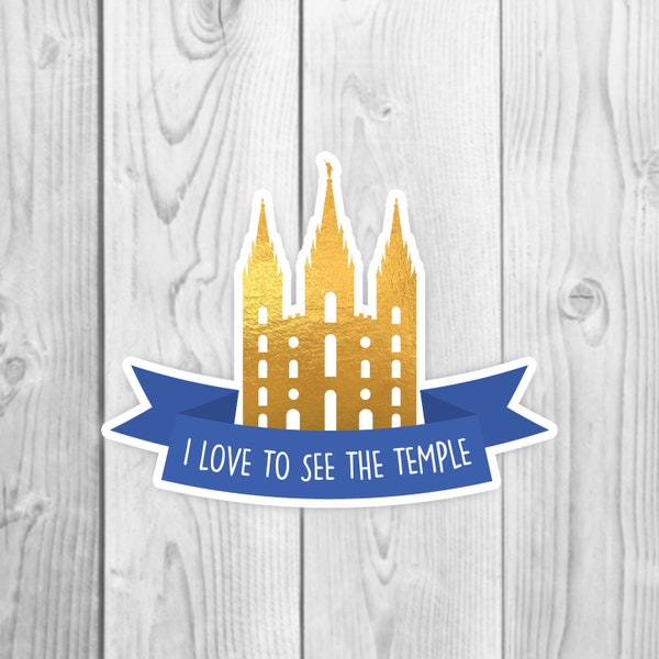 Temple Sticker - Etsy