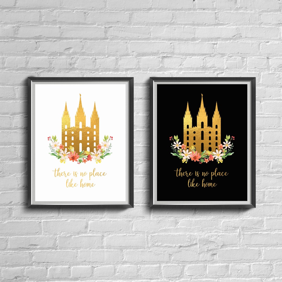 There is No Place Like Home LDS Temple - Instant Download Printable ...