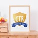 Blue Banner CTR LDS Printable, Faux Gold Foil Lds Ctr Shield, LDS ...