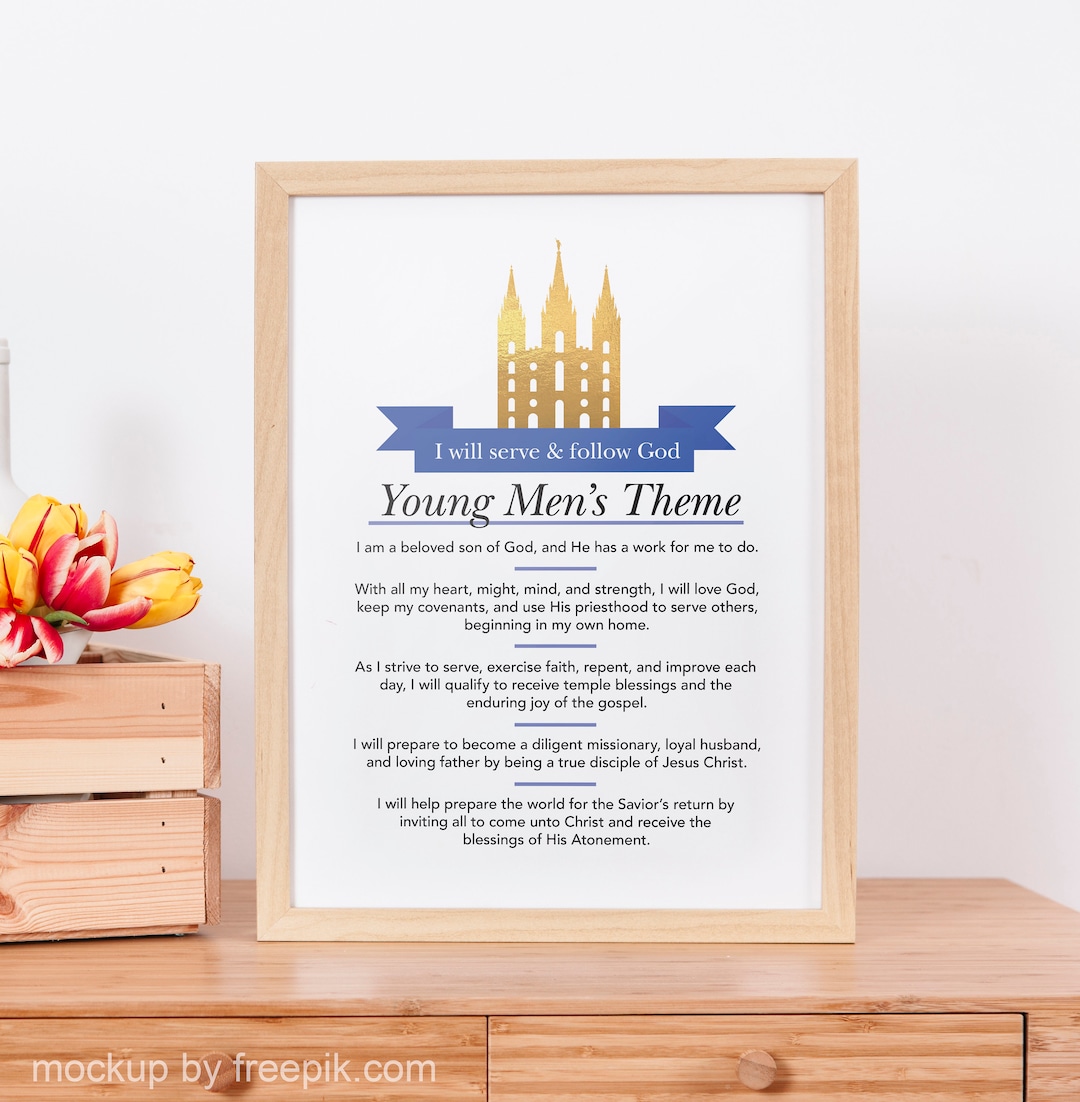 LDS Updated Young Men's Theme - LDS Young Mens Print - LDS Young Mens ...