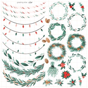 Cute Christmas Clipart, Christmas Graphics, Winter Clipart, Cute ...