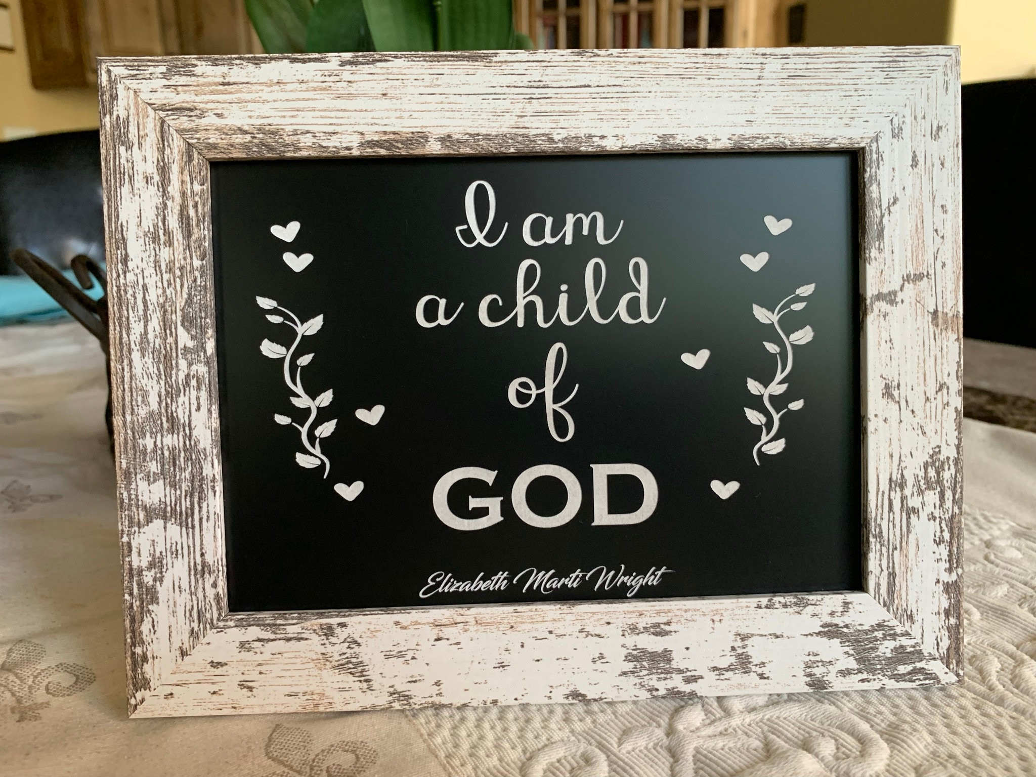 Personalized I Am a Child of God Sign, I Am a Child of God, LDS Baptism ...