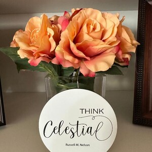 Think Celestial, 4-inch Diameter Think Celestial Stand-up Signs, 1,75 ...