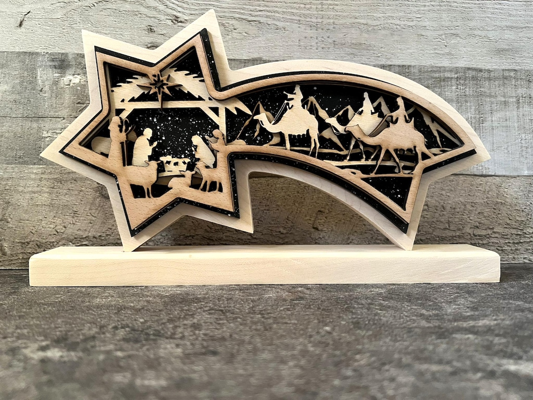 Nativity, Star Nativity, Shooting Star Nativity, Four Layer Nativity on ...