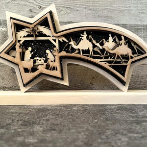 Nativity, Star Nativity, Shooting Star Nativity, Four Layer Nativity on ...