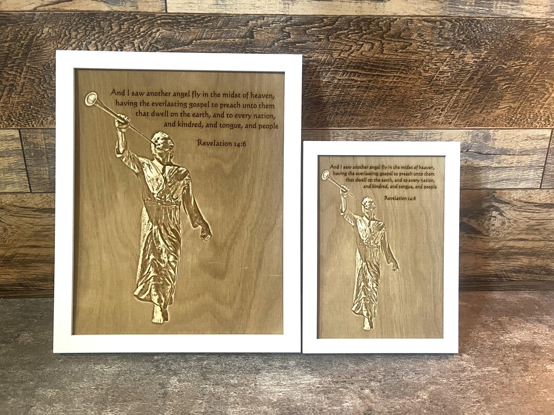 Moroni, Captain Moroni, Book of Mormon, LDS Wood Engraving, I Saw ...