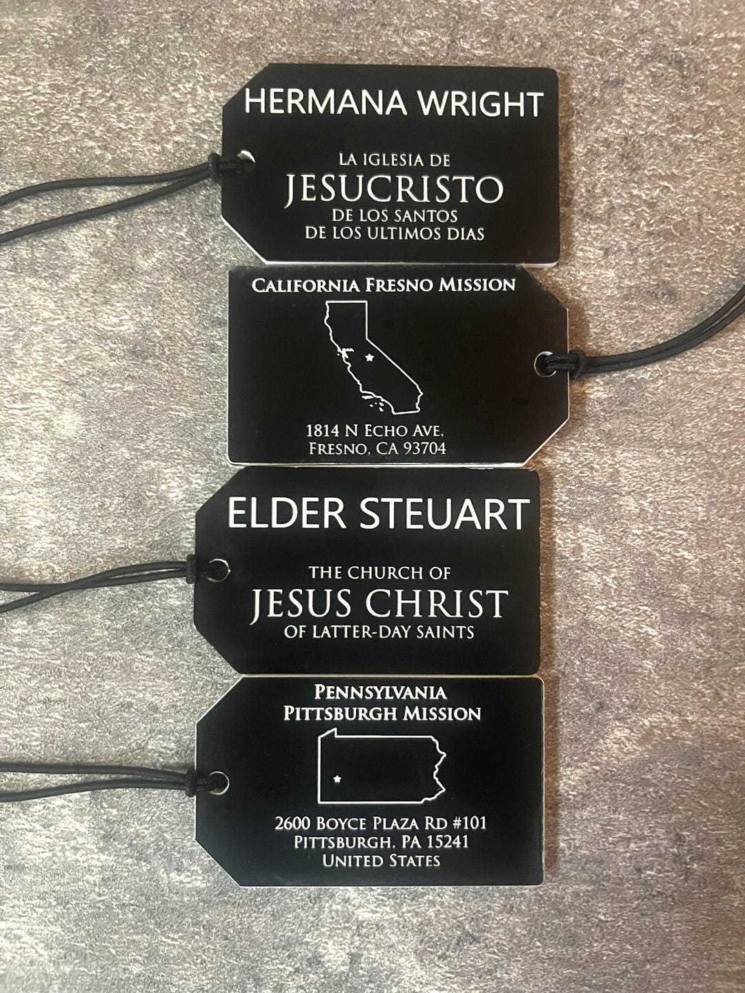 LDS Missionary Luggage Tag, Missionary Luggage Tag, Mormon Missionary ...