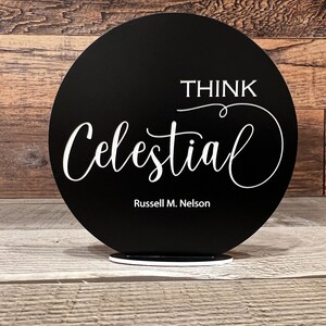 Think Celestial, 4-inch Diameter Think Celestial Stand-up Signs, 1,75 ...