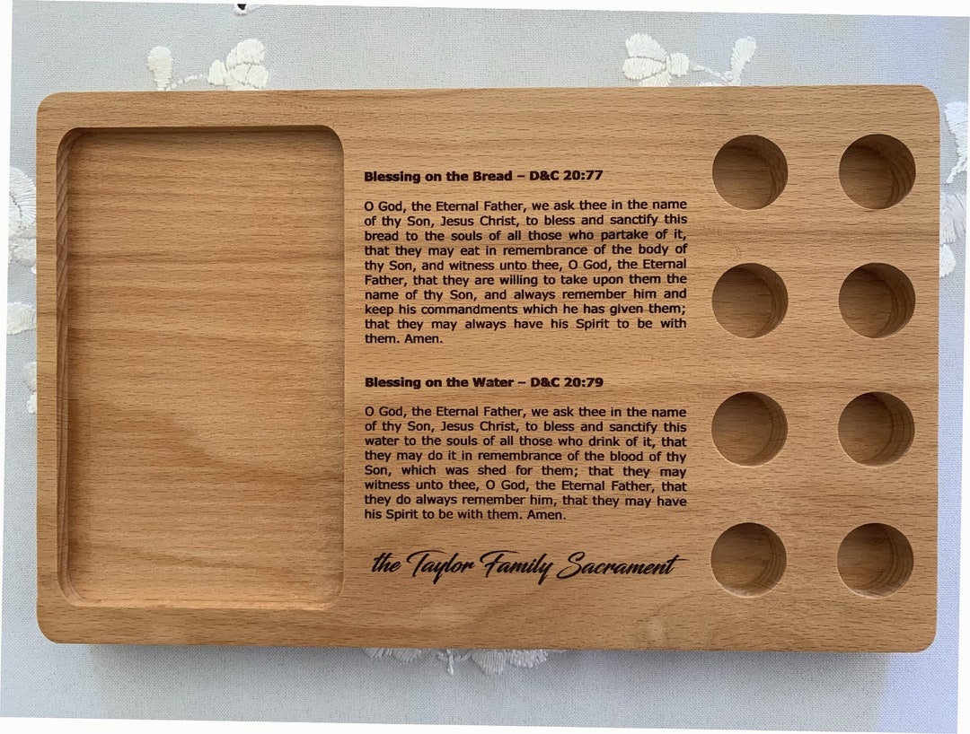 Sacrament Tray LDS Sacrament Tray Heirloom Sacrament Tray - Etsy