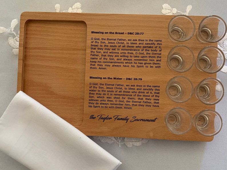 Sacrament Tray LDS Sacrament Tray Heirloom Sacrament Tray - Etsy