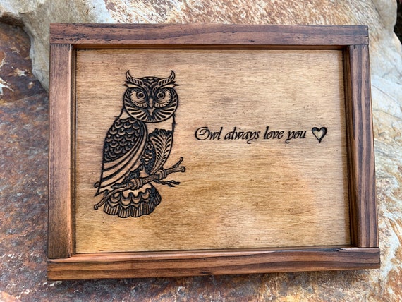 Personalized Owl Saying Owl Sign Personalized Owl Plaque | Etsy