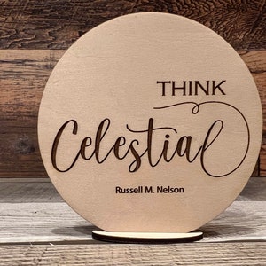 Think Celestial, 4-inch Diameter Think Celestial Stand-up Signs, 1,75 ...