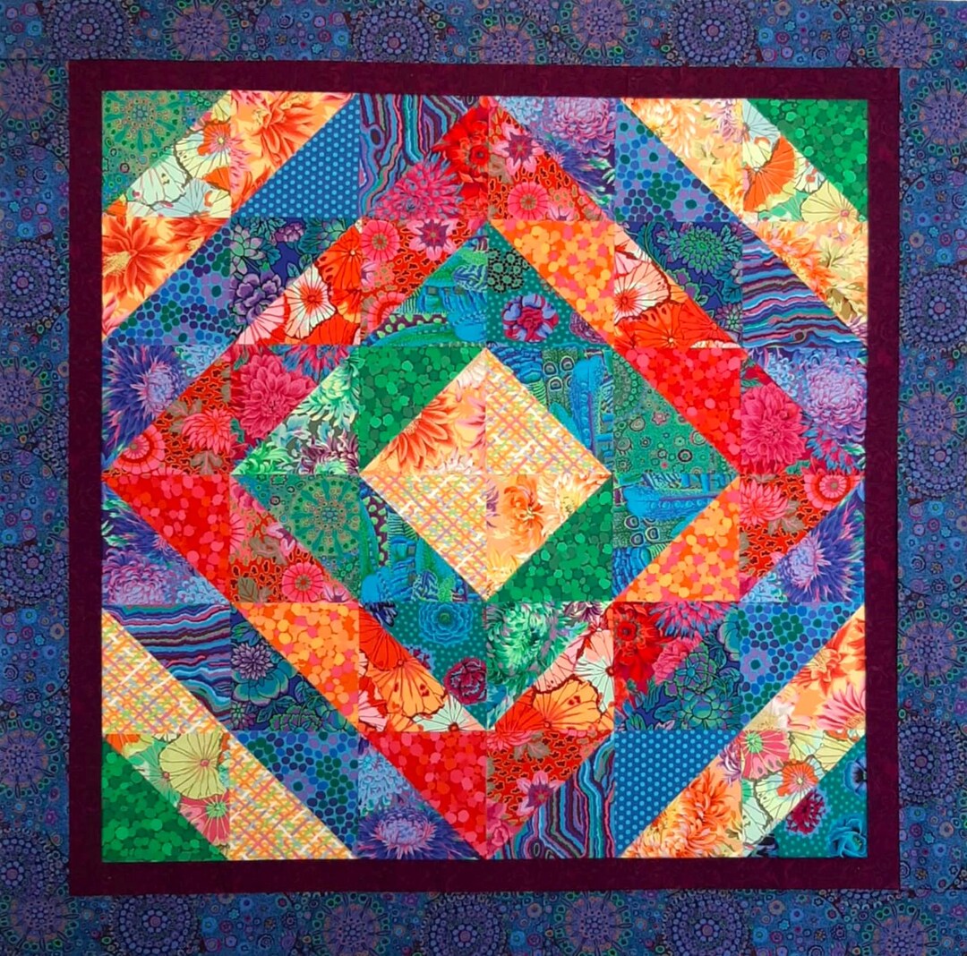 Precut Quilt Kit! Ready to Sew! No Cutting by You! (kaleidoscope) - Etsy