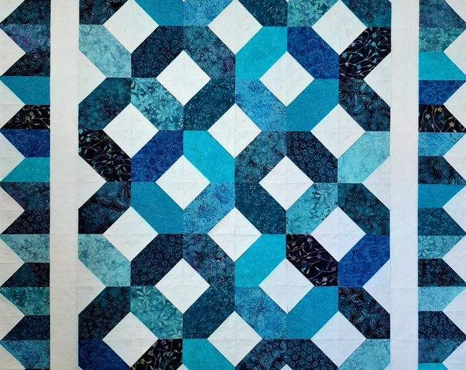 Precut Quilt Kit Ready to Sew No Cutting by Yous calm Seas - Etsy Precut Quilt Kit Ready to Sew No Cutting by Yous calm Seas - Etsy