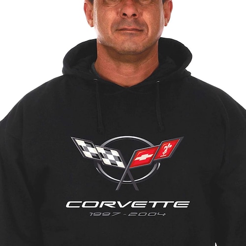 Mens Chevy Corvette T-shirt C5 Series Logo Black Crew Neck - Etsy