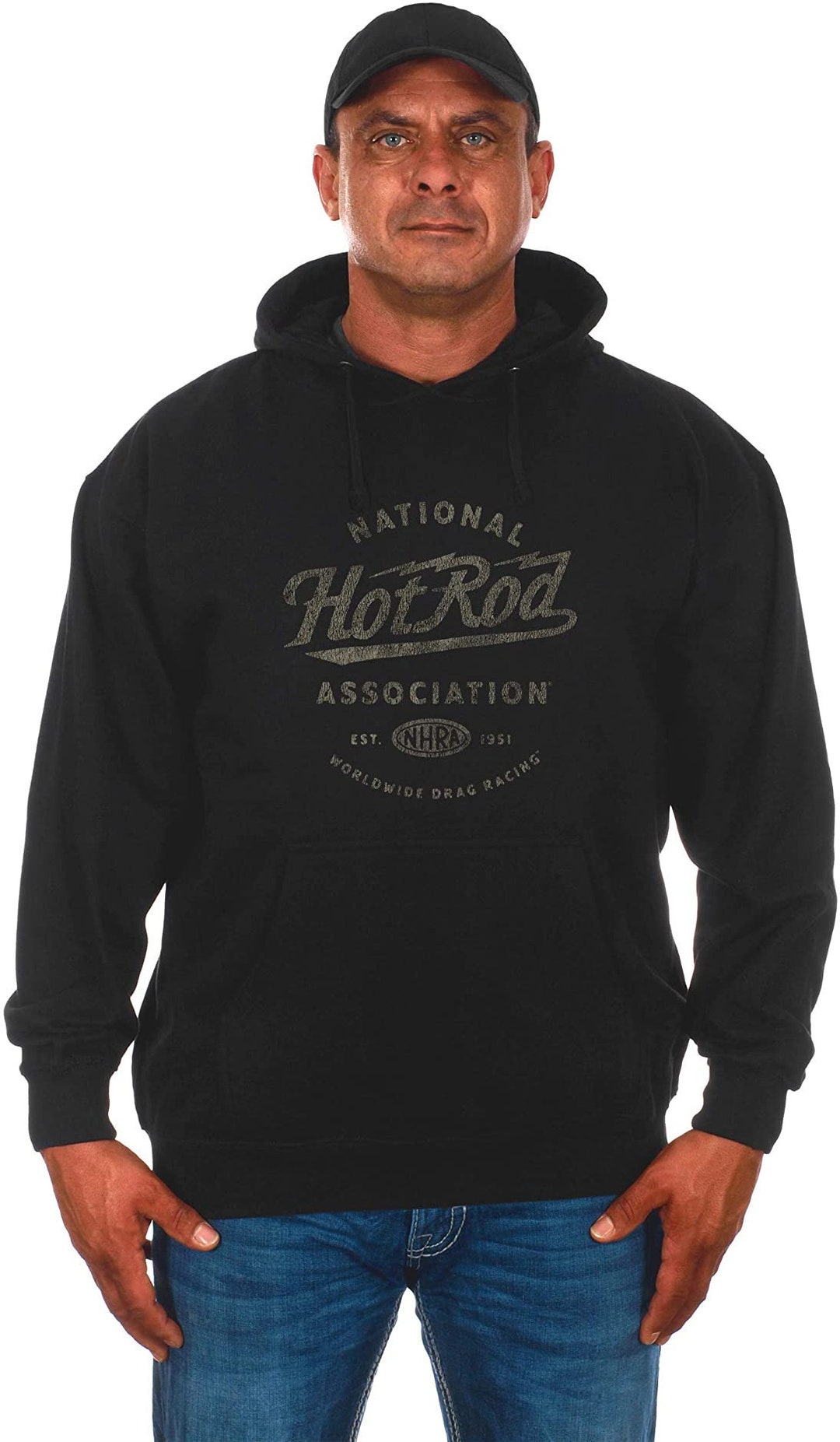 Men's NHRA Hot Rod EST. 1951 Logo Pullover Hoodie Sweatshirt - Etsy