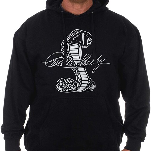 Men's Shelby Cobra Snake Hoodie a Black Pullover - Etsy