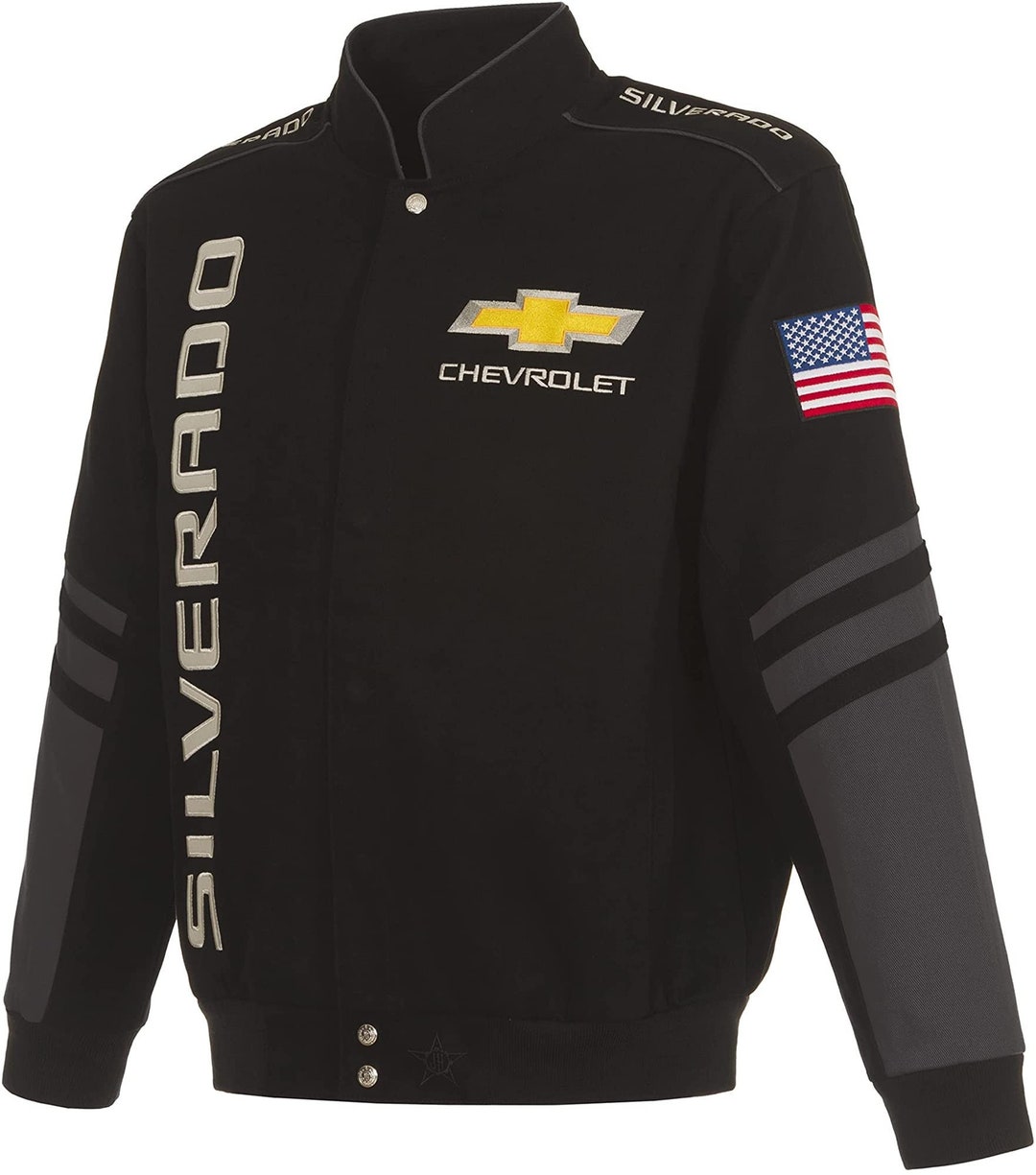 Men's Chevy Silverado Jacket an Embroidered Classic Twill Coat - Etsy