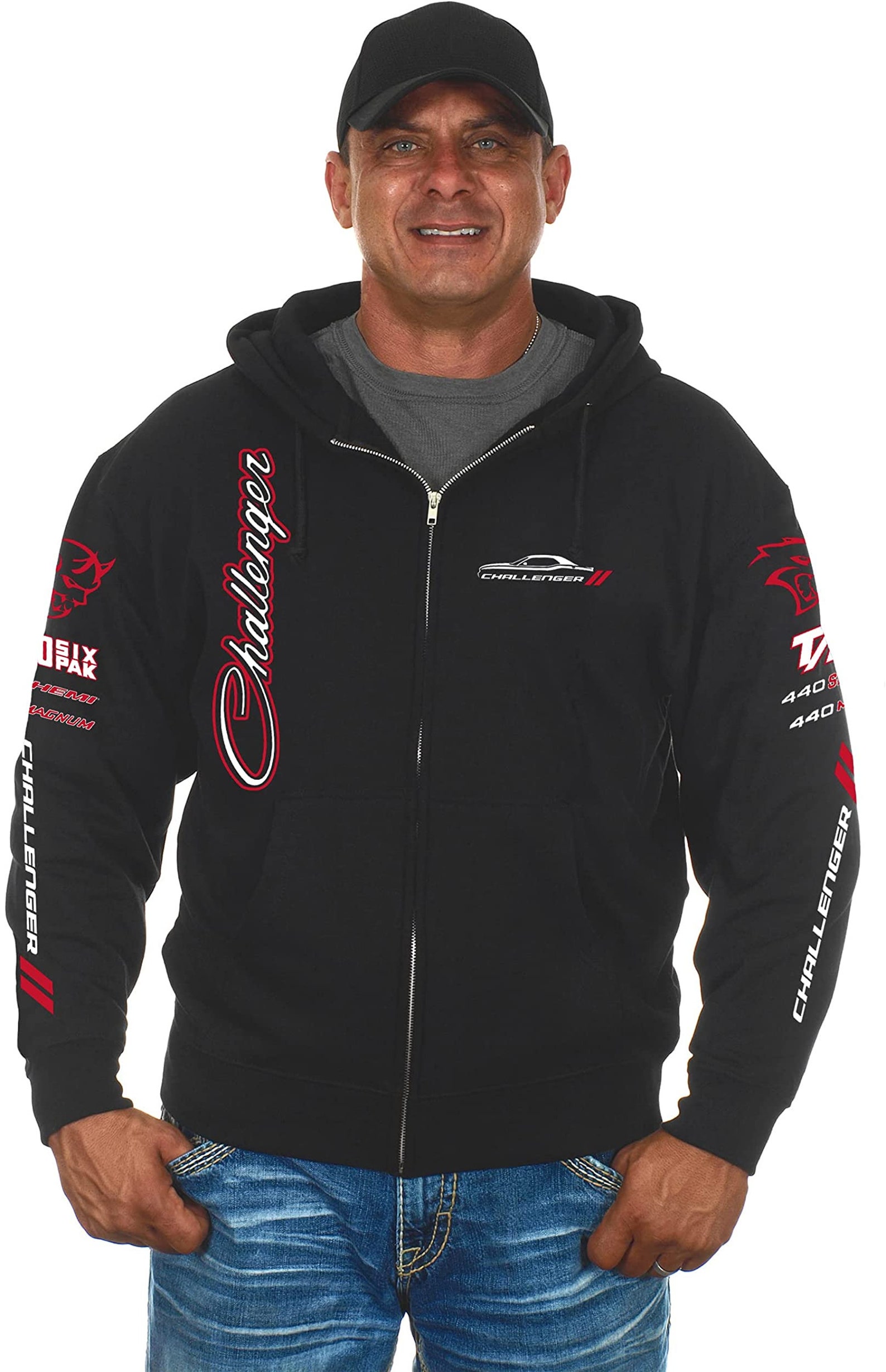 JH Design Mens Dodge Challenger Hoodies - Etsy