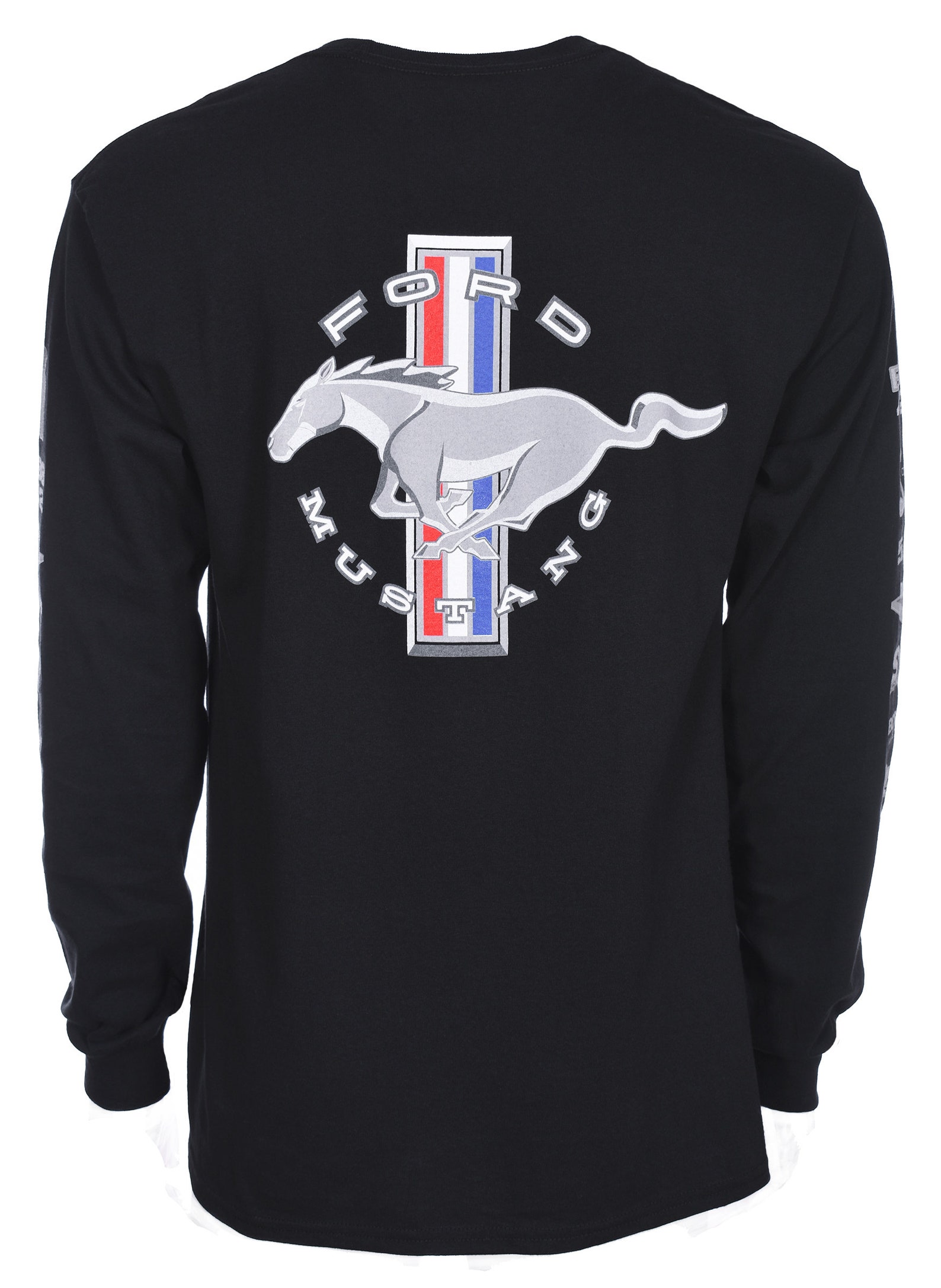 Men's Ford Mustang Long Sleeve Crew Neck T-shirt Front | Etsy