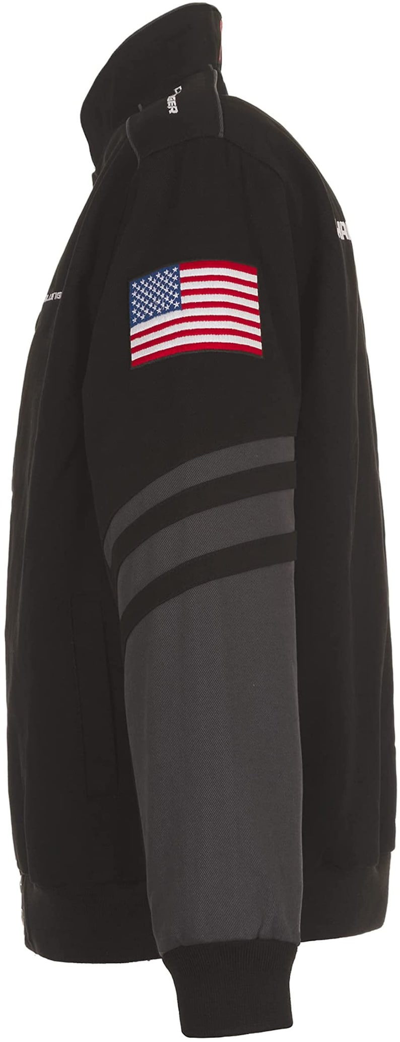 JH Design Men's Dodge Challenger Jacket an Embroidered Classic Twill ...