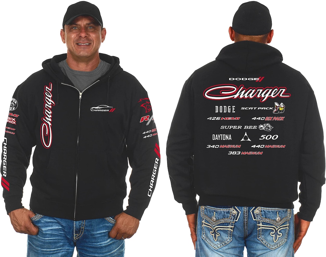 JH Design Mens Dodge Charger Hoodies - Etsy