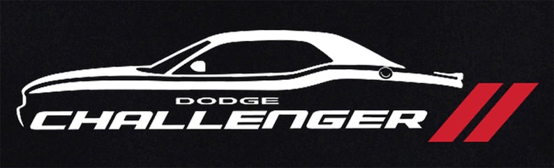 JH Design Men's Dodge Challenger Silhouette Pullover Hoodie - Etsy