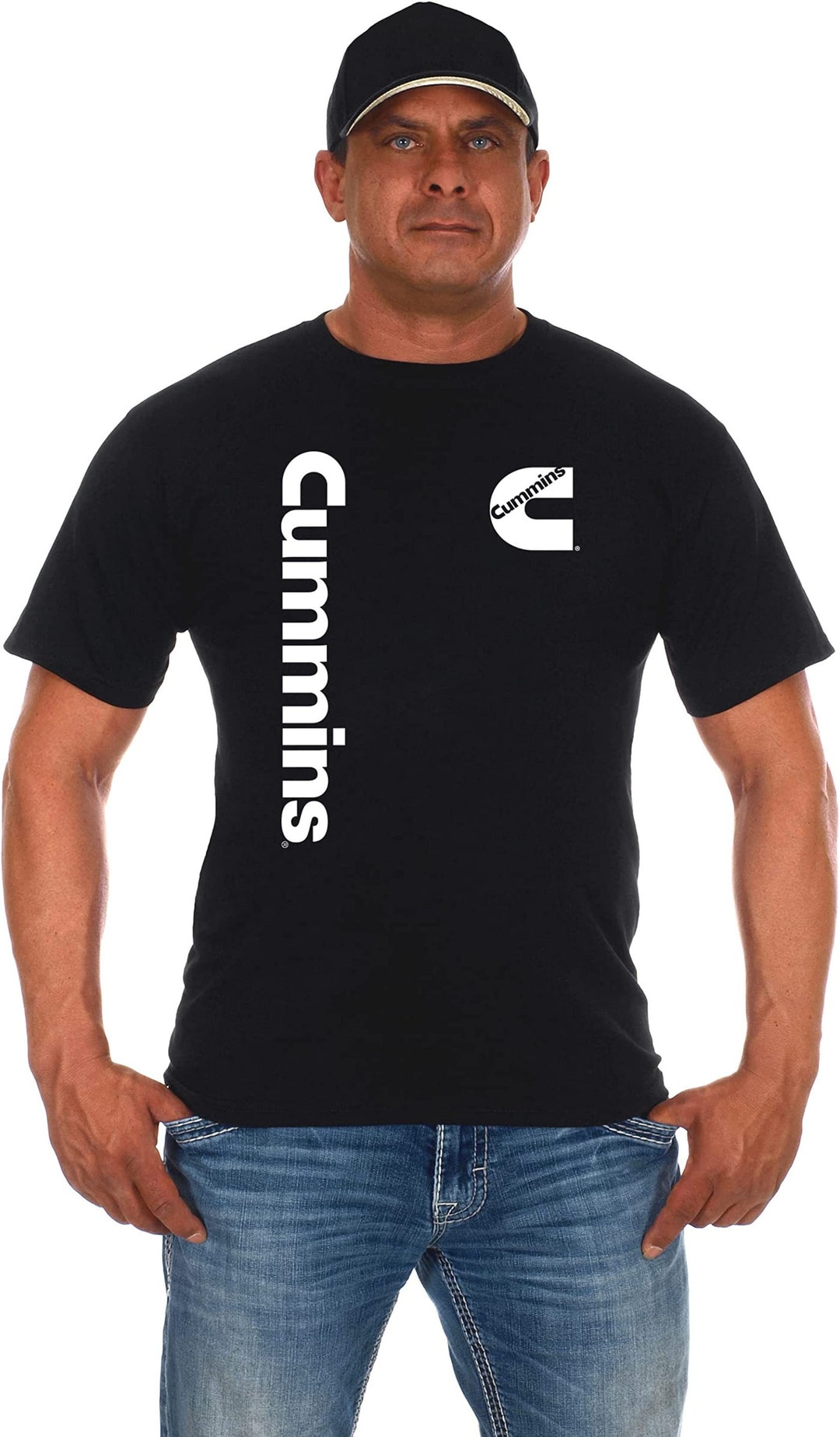 JH DESIGN GROUP Men's Cummins Logos Crew Neck T-shirt - Etsy