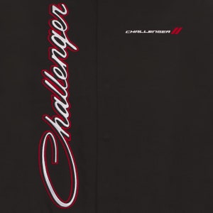 JH Design Men's Dodge Challenger Jacket an Embroidered Classic Twill ...