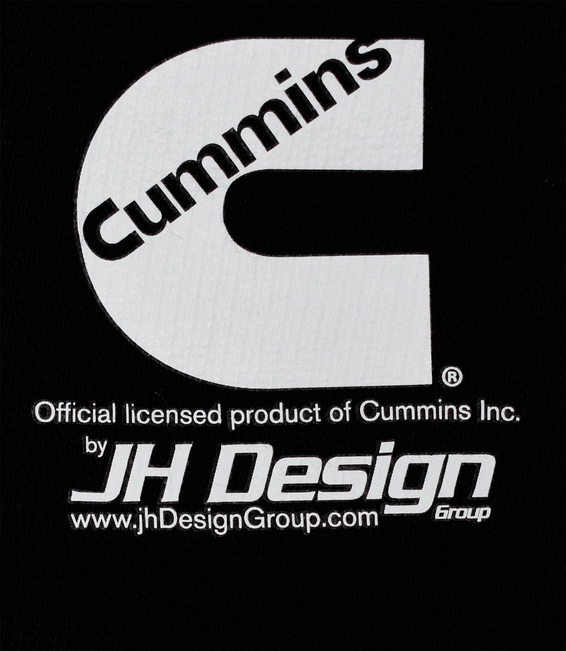 JH Design Men’s Cummins Diesel Classic Black Pullover Hoodie Sweatshirt ...