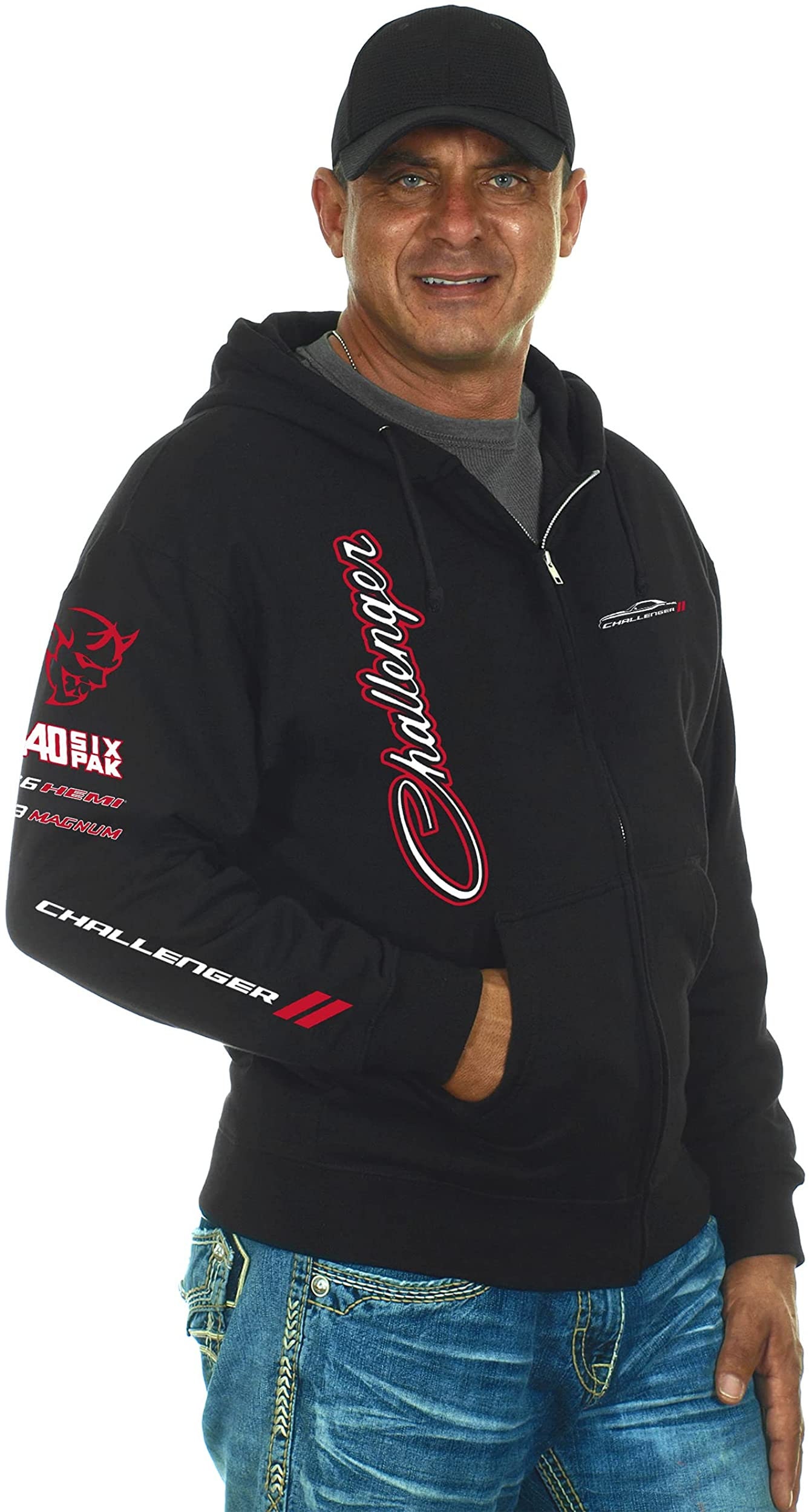 JH Design Mens Dodge Challenger Hoodies - Etsy