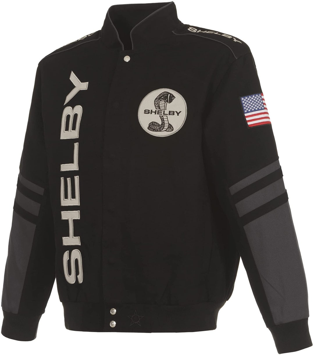 Men's Shelby Cobra Jacket an Embroidered Classic Twill Coat - Etsy