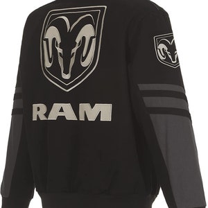 JH Design Men's Dodge Ram Jacket an Embroidered Classic Twill Coat - Etsy
