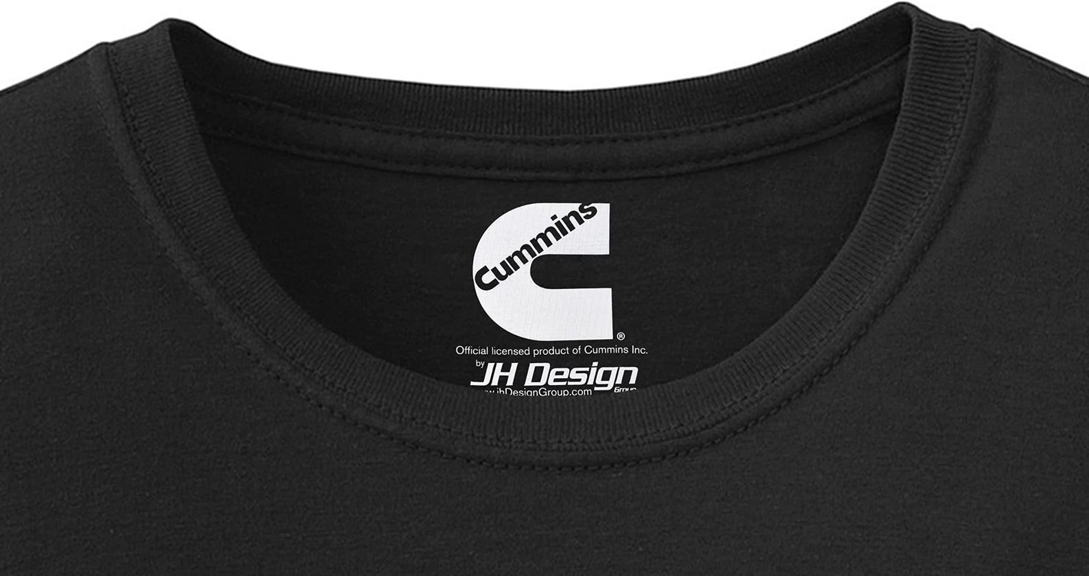 JH DESIGN GROUP Men's Cummins T-shirt Diesel Logo Black Crew Neck Shirt ...