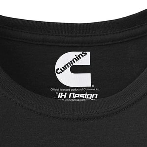 JH DESIGN GROUP Men's Cummins T-shirt Diesel Logo Black Crew Neck Shirt ...
