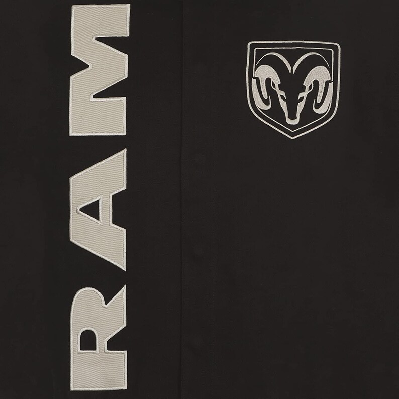 JH Design Men's Dodge Ram Jacket an Embroidered Classic Twill Coat - Etsy