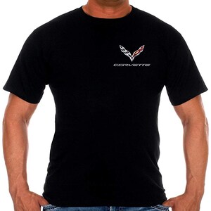 Men's Chevy Corvette C7 T-shirt Front & Collage Back Crew Neck Shirt - Etsy