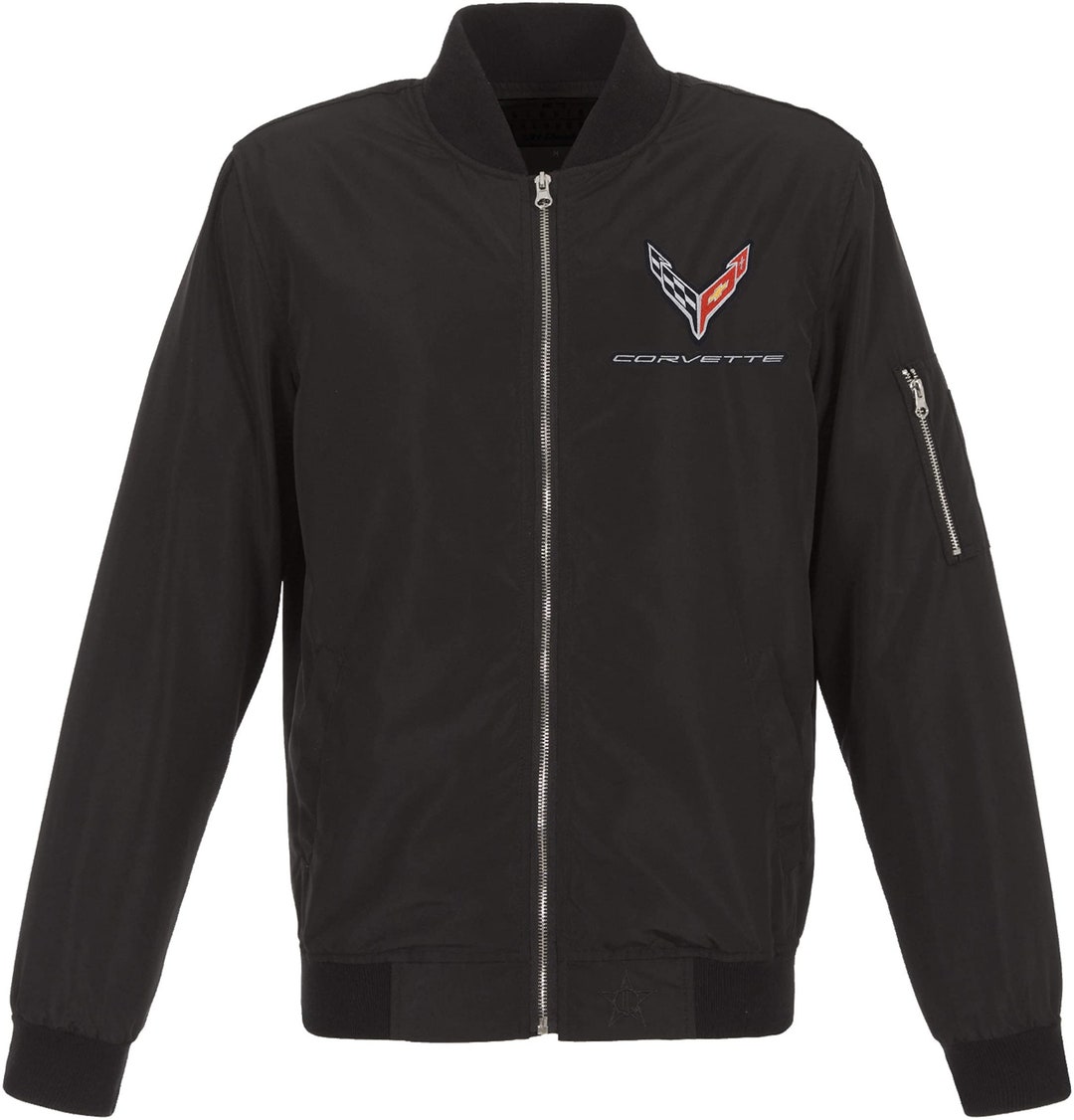 Mens Chevy Corvette C8 Emblem Lightweight Zip-up Nylon Jacket - Etsy