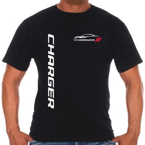 JH Design Group Men's Dodge Charger Classic T-shirt Short Sleeve Crew ...