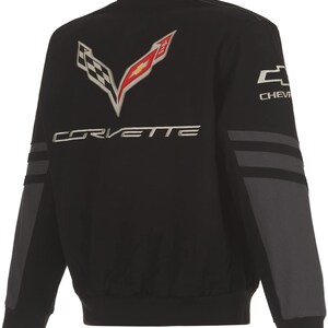 Men's Chevy Corvette C7 Jacket an Embroidered Classic Twill Coat - Etsy