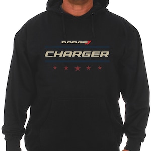 Men's Dodge Charger Pullover Hoodie American Flag 2 Sided Sweatshirt - Etsy