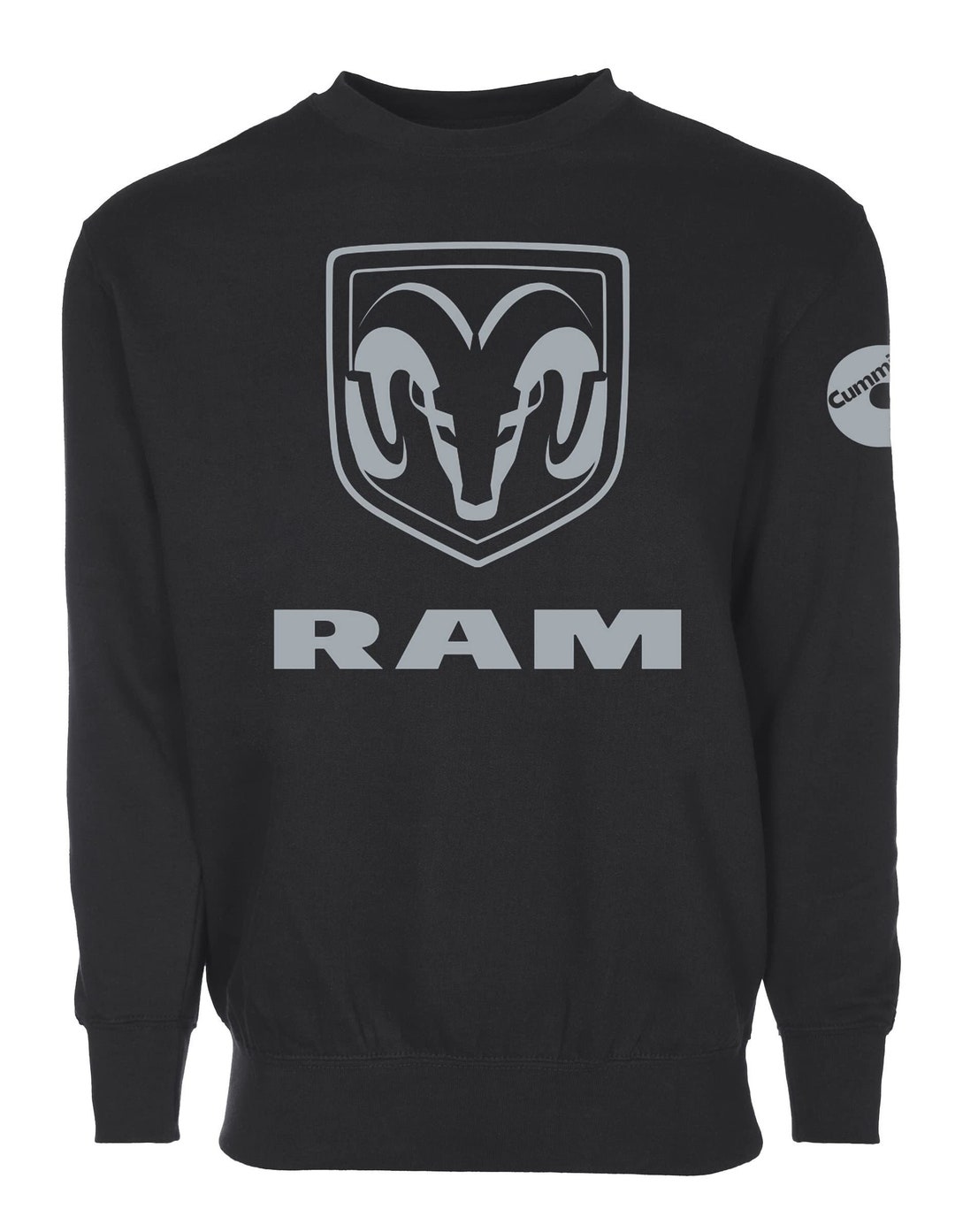 JH Design Group Men's Dodge RAM Cummins Pullover Crewneck Sweatshirt - Etsy