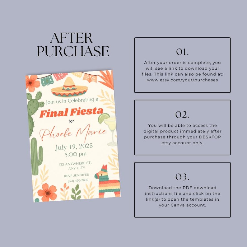 Editable Final Fiesta Invite, Mexican Bachelorette Party Template ...