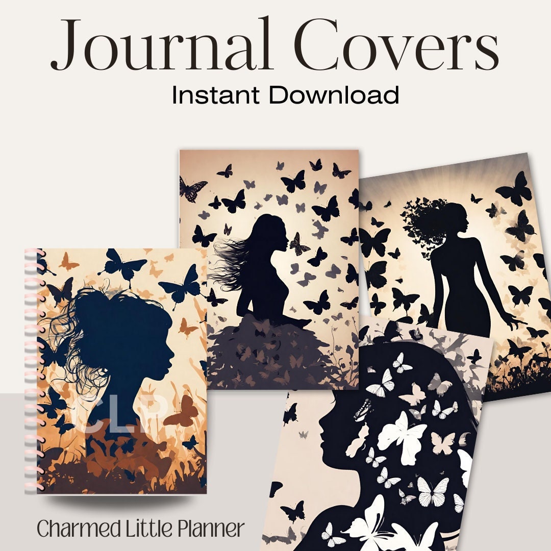 Journal Cover Printable Girls Junk Journal, Scrapbooking Paper Supply ...