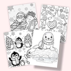 Christmas Coloring Pages Cute Coloring Page for Kids Christmas Party ...