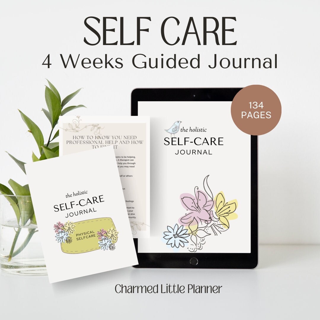 Self Care Journal With Prompts Printable for Women's Mental Health ...